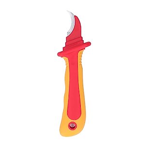 Acogedor Insulation Knife, 1000V High Voltage Electrician Tools Insulated Knife, Sickle Type Cable Knife