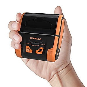 Rongta 80mm Mobile POS Direct Thermal Printer with Bluetooth+USB, Compatible with Android Phone, Do Not Square/Ipad/Computer/Android Tablet, Portable Receipt Printer (RPP300)