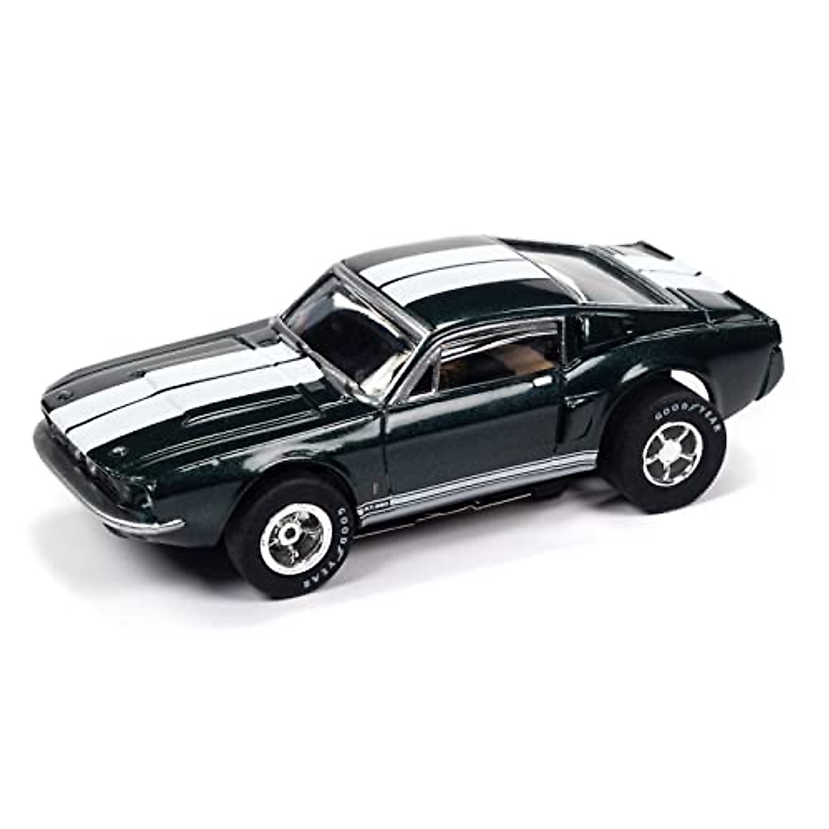 Auto World Xtraction 1967 Shelby GT500 Mustang (Highland Green) HO Scale Slot Car