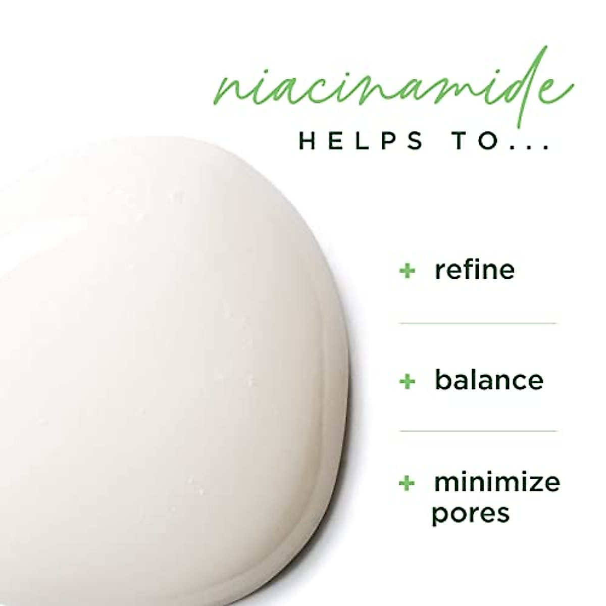 Tree of Life Refining Niacinamide Serum (Vitamin B3) Facial Serum with Hydrating Hyaluronic Acid; Refine & Balance Skin + Minimize Pores, Clean Dermatologist-Tested Skin care, Bonus Size 2 Fl Oz