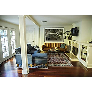 Novogratz by Momeni Rugs Doheny Polyester Rust Area Rug 7'6" X 9'6" (DOHENDOH-1RST7696)