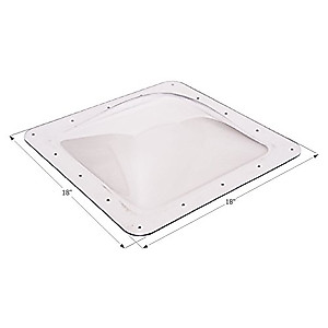 ICON 01818 RV Skylight SL1414-14" x 14" x 4", Clear