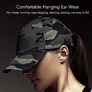 Bone Conduction Earbuds Touch Control, Stereo Sound, Noise Cancelling, 5.3, Comfortable and Firm, Open Ear BT Earbuds with 4 to 6h Listening Time