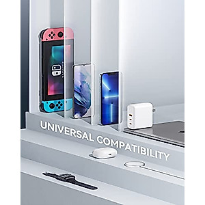 VOLTME 100W GaN III USB C Wall Charger (Foldable Plug), PD3.0 PPS USB-C Fast Charger 3-Port for MacBook Pro/Air, iPhone 14 13 12 11, Pixelbook, ThinkPad, Dell XPS, iPad Pro, Galaxy Note, Pixel, Pixel