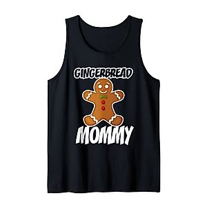 Gingerbread Mommy Christmas Stocking Stuffer Tank Top