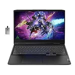 Lenovo 2023 IdeaPad Gaming 3 15.6" 120Hz Gaming Laptop, AMD Ryzen 5 6600H, 32GB RAM, 2TB PCIe SSD, NVIDIA GeForce RTX 3050, Backlit Keyboard, Onyx Gray, Windows 11, 32GB SnowBell USB Card