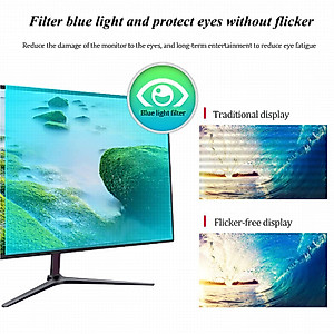 ZZYH 32 Inch IPS Gaming Monitor (4K 60Hz&2K 144 Dual Mode, HDMI), Eye Protection Office Design Panel Computer Monitor