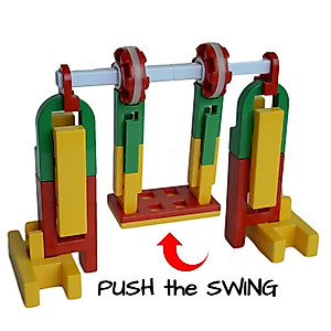 Whirligig STEM Toys for Girls & Boys | Building Blocks for 5 Year Old+ | Creative Construction Educational Engineering Set | 106 Pieces | Best Kids Gift Kit for Ages 5, 6, 7, 8, 9, 10 Yr.