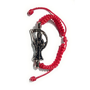 Red Thread Bracelet Pulsera Roja de hilo de la Santa Muerte