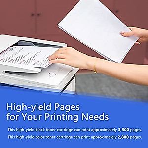 MANDBOY Compatible TN227 2BK/1C/1M/1Y Toner Cartridge Replacement for Brother HL-3290CDW 3210CW 3230CDW 3270CDW Printer, 5/Pack TN 227