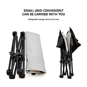 HYLK Elevated Dog Bed, Foldable Pet Bed, Indoor Outdoor Pet Camping Raised Cot, Stable Durable Frame Breathable Mesh, for Cats Small Medium Dogs Grey-M