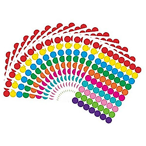 PARLAIM 1050 PCS Color Coding Labels Circle Dot Stickers,10 Color Style Colorful Coding Label Sticker for Office,Student Classroom