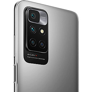 Xiaomi Redmi 10 2022 4G LTE (128GB + 4GB) LTE GSM Factory Unlocked 6.5" 50MP Quad Camera (Not Verizon Sprint Boost Tmobile At&T Cricket) + Fast Car Charger Bundle (Carbon Gray)