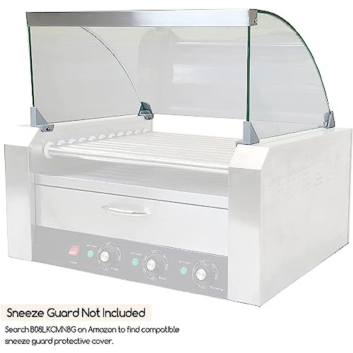 hotdog roller grill Commercial Hot Dog Roller Snack Equipment, Warming Cabinet Hot Dog Maker Sausage Maker, Stainless Steel For Making Hot Dog Sausages Bratwurst