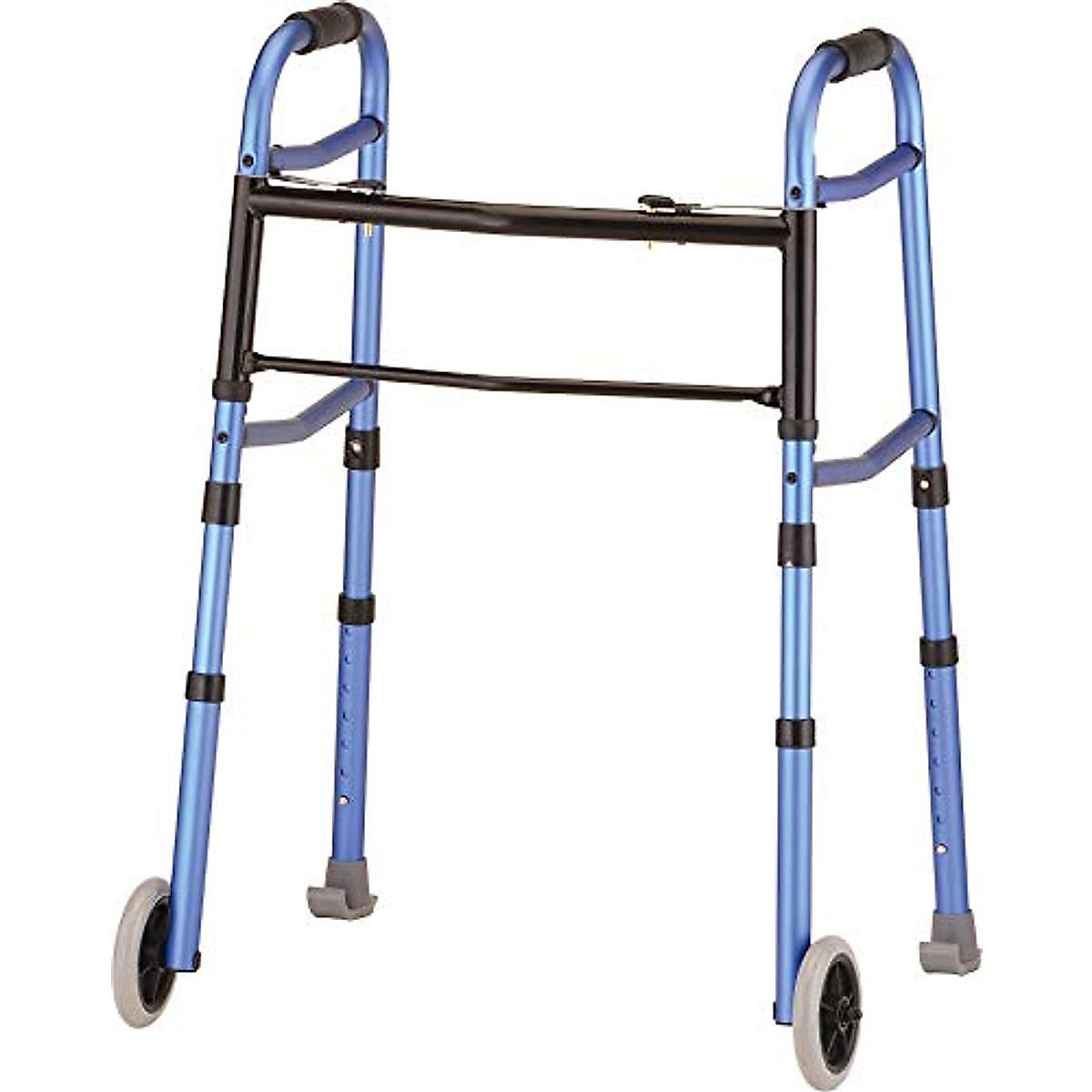 NOVA Medical Products Walker Glide Skis, Universal Fit, One Pair, Gray