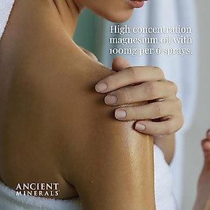 Ancient Minerals Magnesium Oil Spray Bottle of Pure Genuine Zechstein Magnesium Chloride - Topical Magnesium for Skin Application (8oz)