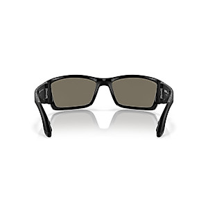 Costa Del Mar Man Sunglasses Silver Frame, Blue Mirror Lenses, 61MM