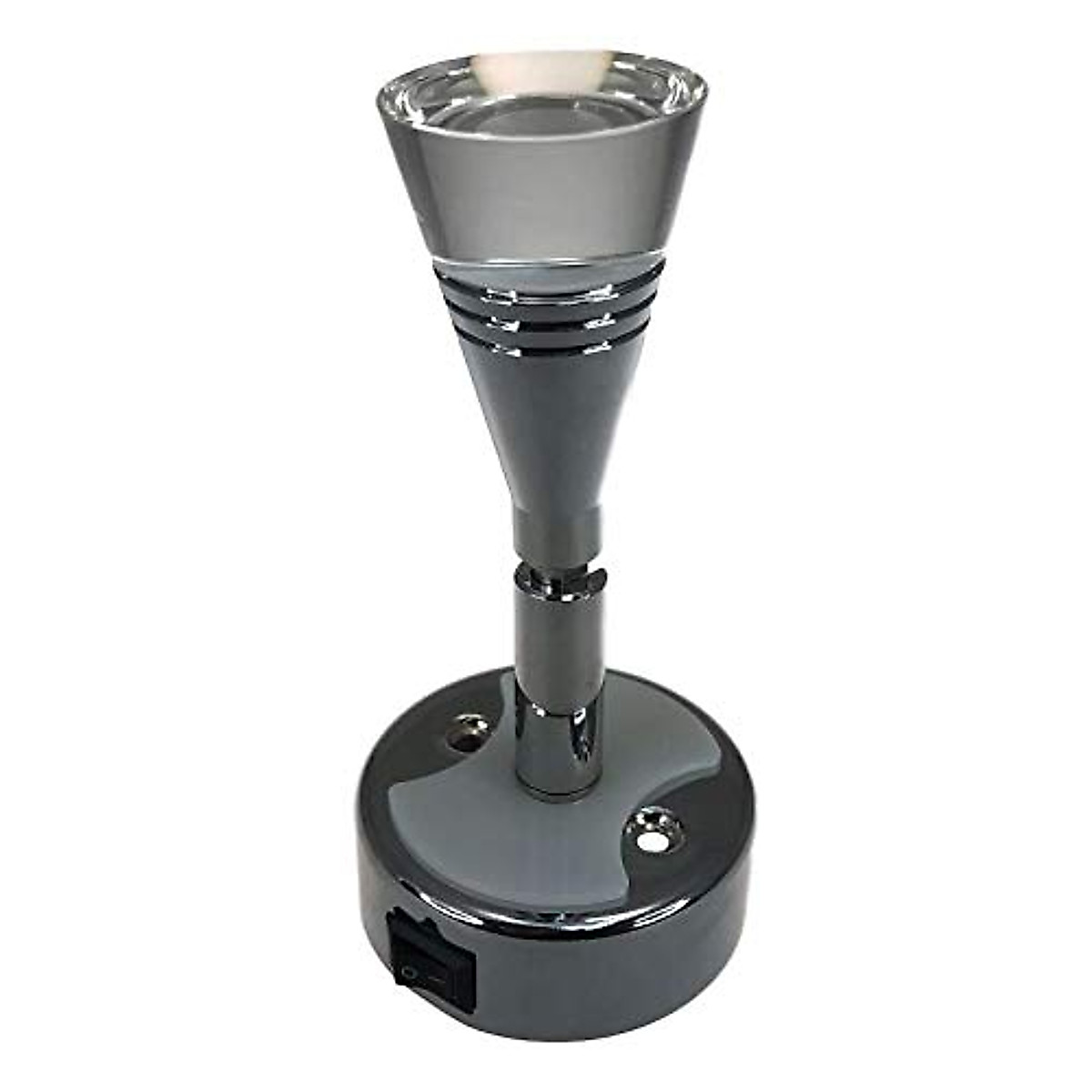 Pactrade Marine Boat Auto RV Aluminum Adjustable LED Reading Light Rocker Switch