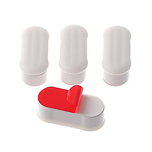 4Pcs Toilet Seat Stabalizer Antislip Gasket Set Bumper Bathroom Products Self-adhesive Increase The Height Toilet Seat Cushioning Pads