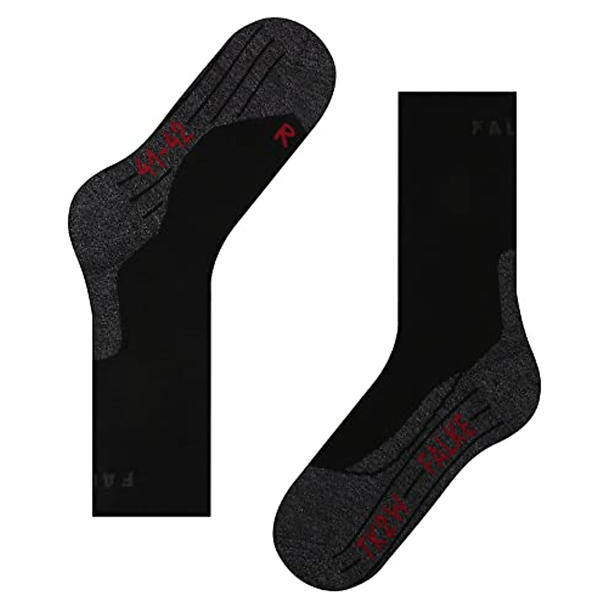 FALKE Men's TK2 Explore Sensitive Hiking Socks, Mid Calf, Medium Padding, Breathable Skin-Friendly, Merino Wool, 1 Pair
