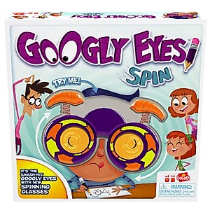 Googly Eyes Spin - The Classic Googly Eyes Family Drawing Game with Crazy, Vision-Altering Spinning Glasses by Goliath, Multi Color