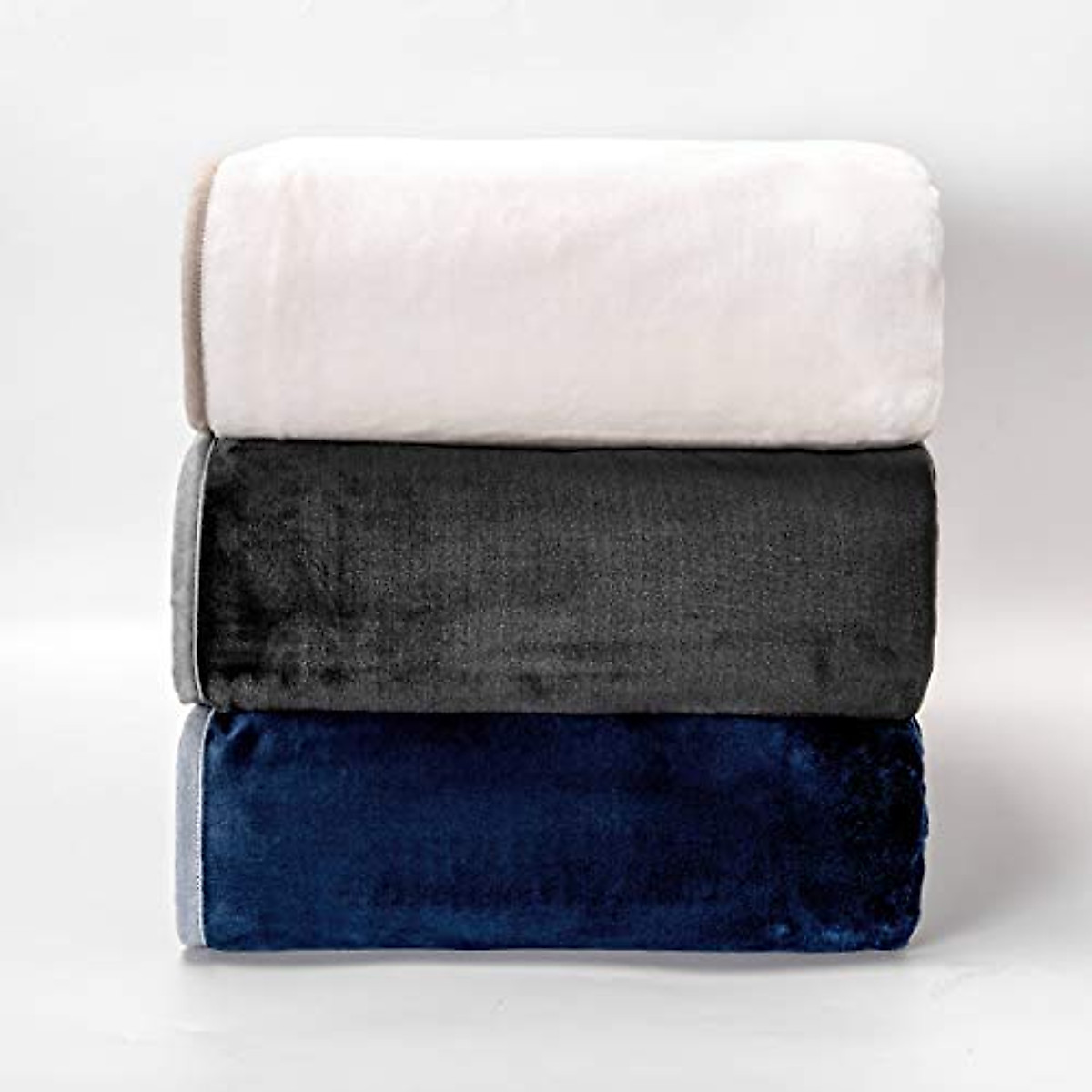 allecalm Fleece Bed Blanket King Size Lightweight Soft Warm Comfortable Cozy Fuzzy Plush Blanket for All Season for Bed, Sofa, Couch, Travel, Camping, Gift, 108x90 inch, Brown Tan