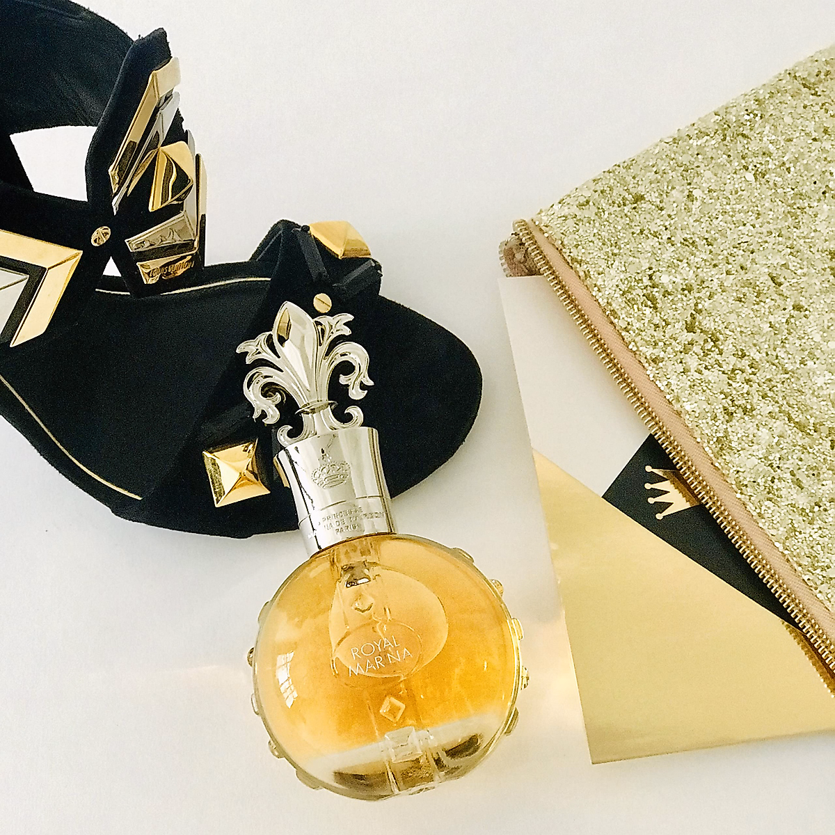 Marina de Bourbon Royal Marina Diamond by Princesse Eau de Parfum for Women - Amber Scent - Opens with Notes of Grapefruit and Blackcurrant - Perfume for Seductive and Confident Women - 3.4 oz