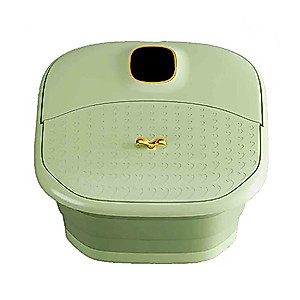 YEmirth Foldable Foot Bath Foot Bath Tool, Foot Bath Basin with Foot Massager, Help Sleep, Foot spa, Suitable for Family spa Pedicure, can Save Space[A1]