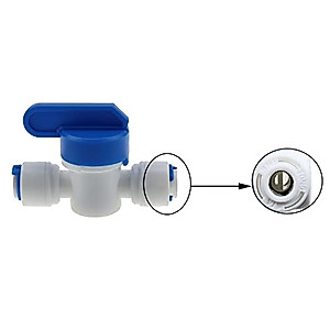 ZZHXSM Water Purifier Connector Accessories 1/4-inch One Way Check Valve and 1/4-inch Check Valve Switch for Water Filtration Systems