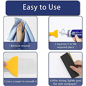 Drywall Repair Kits, Spackle Wall Repair Kit, Wall Surface Spackle Paste, Wall Mending Agent, Quick Solution to Fix The Holes Wherever Home Wall Also Works on Plaster