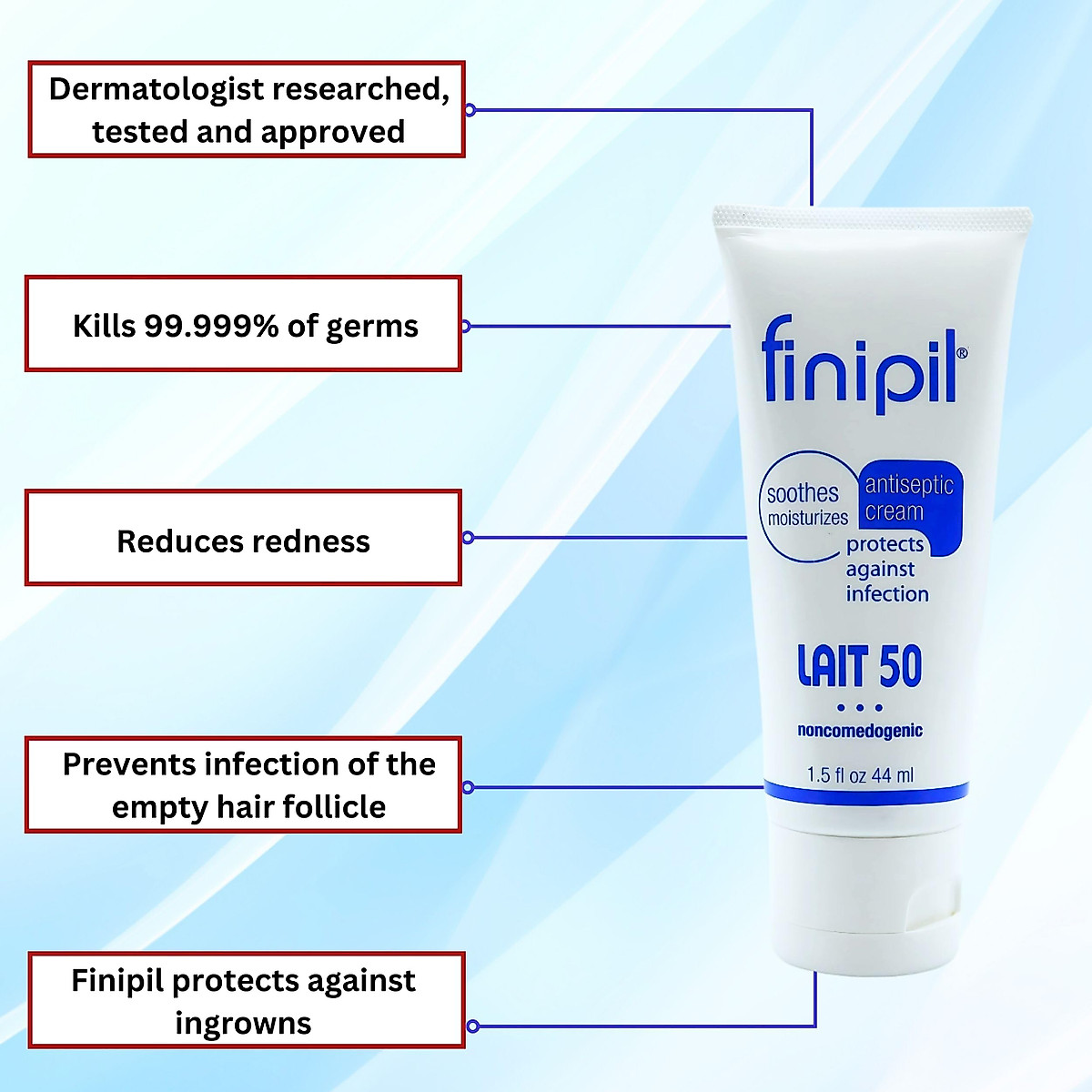 Nufree Finipil Lait - 44ml Set of 2 tubes