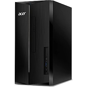 acer 2023 Aspire TC-1760 Desktop PC Intel 12th Gen 6-Core i5-12400 32GB RAM 512GB PCIe SSD 1TB HDD NVIDIA RTX 3060 12GB GDDR6 HDMI DP DVI-D USB-C WiFi AC BT RJ-45 Windows 10 Home w/RE USB Drive