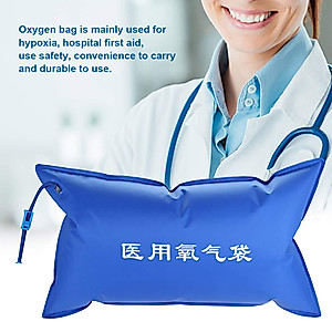 Qinlorgo 42L Portable Oxygen Bag - Emergency Oxygen Bag PVC Material Oxygen Carry Bag