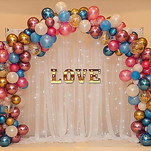 Coitak LOVE Marquee Letter Lights Sign LED Decor Lights Night Light Wedding Birthday Party Home Bar Decoration