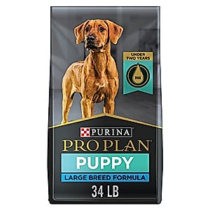 Purina Pro Plan Large Breed Dry Puppy Food, Chicken and Rice Formula - 34 lb. Bag