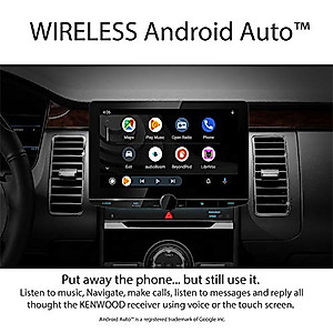 KENWOOD eXcelon Reference DMX1057XR 10.1" Digital Multimedia Bluetooth Car Stereo with USB, 10.1" Floating Touchscreen HD Display, AM/FM HD Radio, Double DIN, Apple CarPlay or Android Auto, SiriusXM