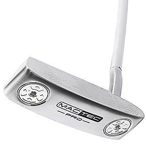 MacGregor Golf MACTEC Pro 1 Putter, Right Hand, Silver, 34"