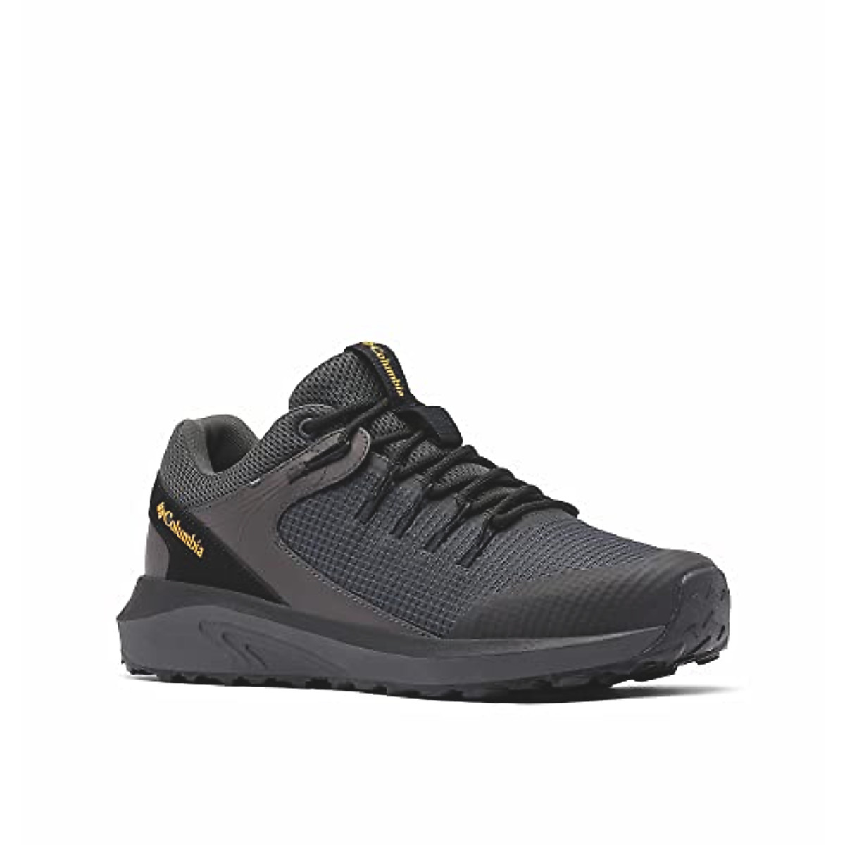 Columbia Men's Trailstorm Waterproof Hiking Shoe, Dark Grey/Bright Gold, 11