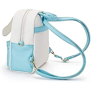 ALORVE Anime Cute Cartoon Bag Cosplay Shoulder Bag Backpack Handbag PU Schoolbags for Kids Girls Fans(Blue)