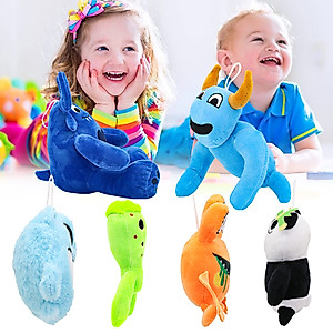 6PCS Garden of Banban Plush,10 inches Ban ban Plushies Toys,Soft Stuffed Figure Doll for Fans Gift,Soft Animal Adult and Kids - Pink