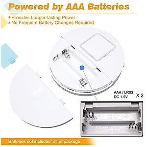 Window Alarm System 4-Pack - Ultra-Loud 120dB Alarms with Advanced Vibration Sensors - Window Security Alarms for Glass Break Detection - Features Low Battery LED Indicator