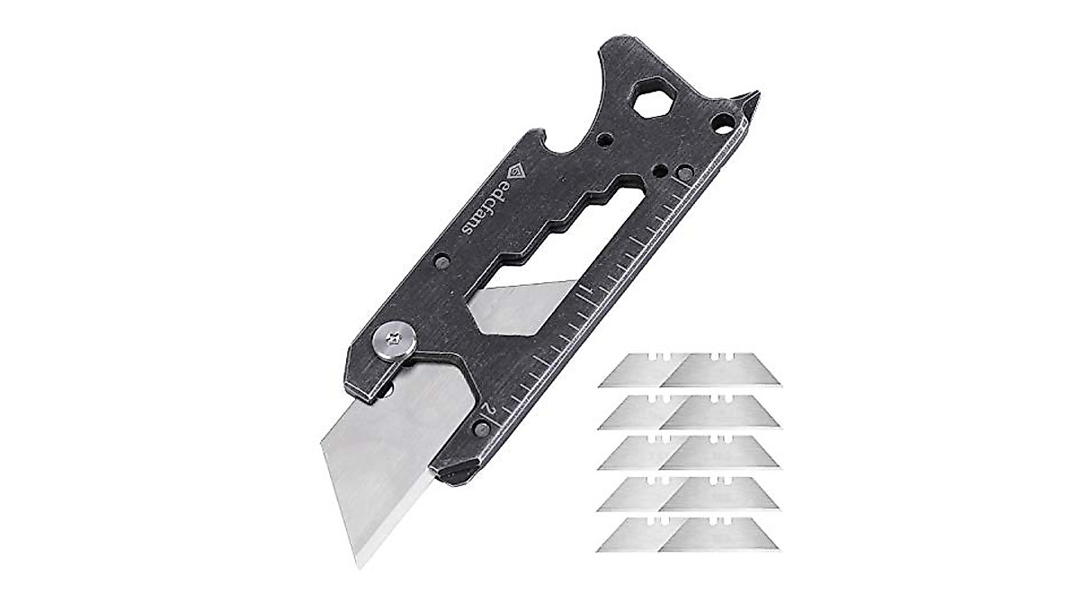 edcfans Utility Knife Multitool Keychain for Every Task