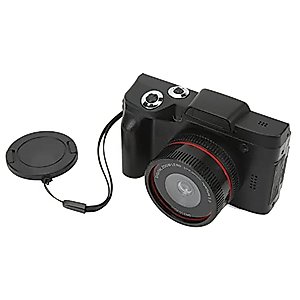 Digital Camera Vlogging Camera Video Camera, 1080P 16MP 16X Zoom Rechargeable Compact Camera with Loop Recording, 2.4 Inches LCD Screen, for Beginners Learners Kids