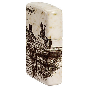 Zippo Wild West Scene Design 540 Color Pocket Lighter