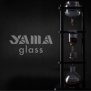 Yama CDM25 Replacement Top Beaker - Borosilicate Glass For 25 Cup Cold Brew Towers, Heat-Resistant, Dishwasher Safe