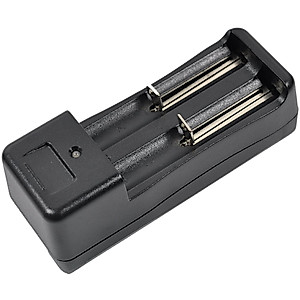 BTBAI Battery Charger AC Wall Dual Universal for 3.6/3.7v li-ion 18650 18500 16340 14500 18350 10440 14280 Simplified Version s1a