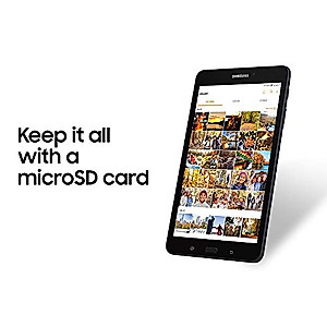 Samsung Galaxy Tab A 8" 32 GB Wifi Tablet (Black) (Renewed)