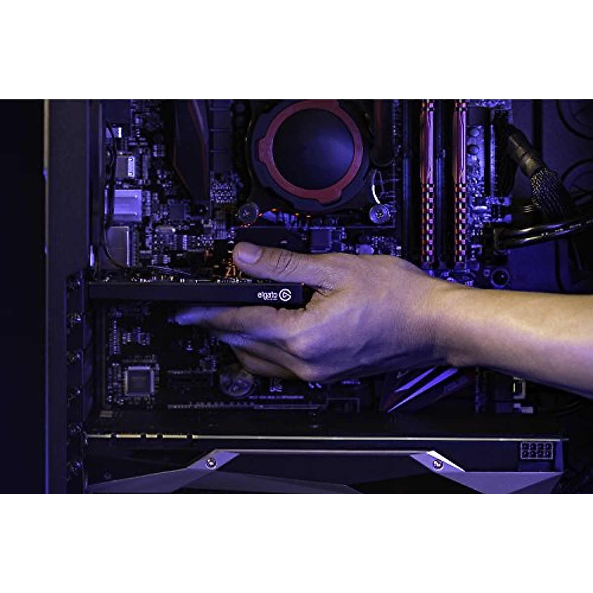 Elgato HD60 Pro1080p60 Capture and Passthrough, PCIe Capture Card, Low-Latency Technology, PS5, PS4, Xbox Series X/S, Xbox One, black