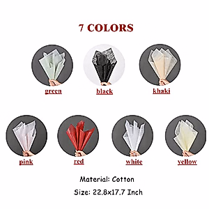 BBJ WRAPS Hand-drawn Tissue Flower Wrapping Paper Korean Non-woven Waterproof Floral Bouquet Wraps for Florist Packaging Arrangement, 23x18 Inch - 50 Sheets (Black)