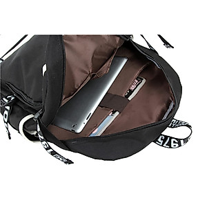 WANHONGYUE Anime Luminous Backpack School Bag for Danganronpa Monokuma Student Bookbag Laptop Rucksack Daypack